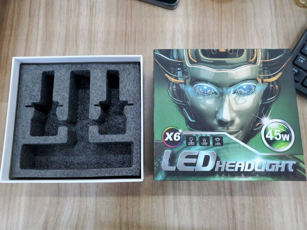 Led Headlight Magnetic Button Gift Boxes Package Case - China Wholesale ...