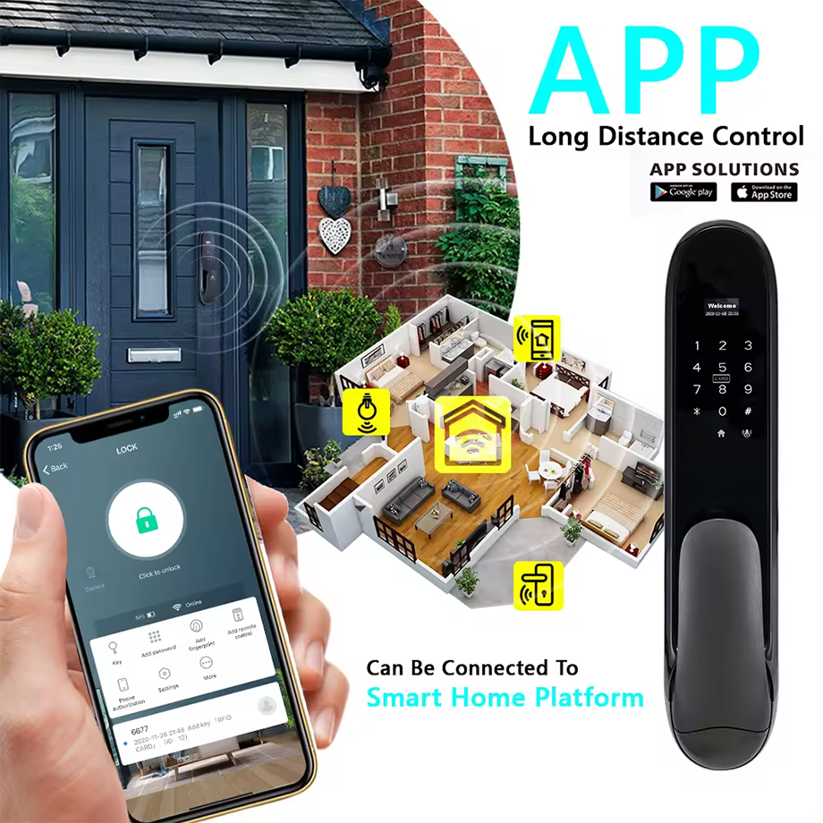 Customized Black Zinc Alloy Low Voltage Tuya Wifi App Remote Control ...