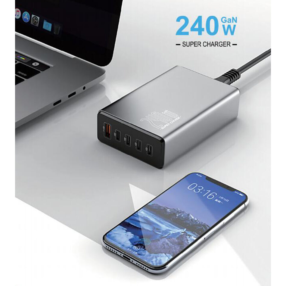 Bulk Buy China Wholesale High Quality 240w 4c1a Smart Charger Wall ...