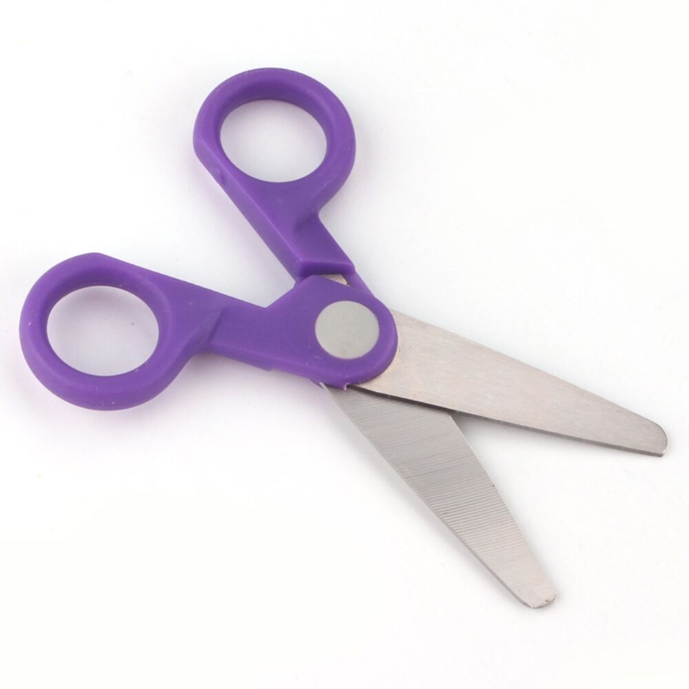 Colorful Handle Child School Scissors Safe 4.75" Paper Scissors, School ...
