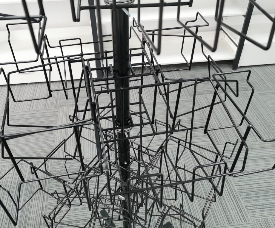 Bulk Buy China Wholesale Wholesale Black Metallic Display Rack Stand Cd ...