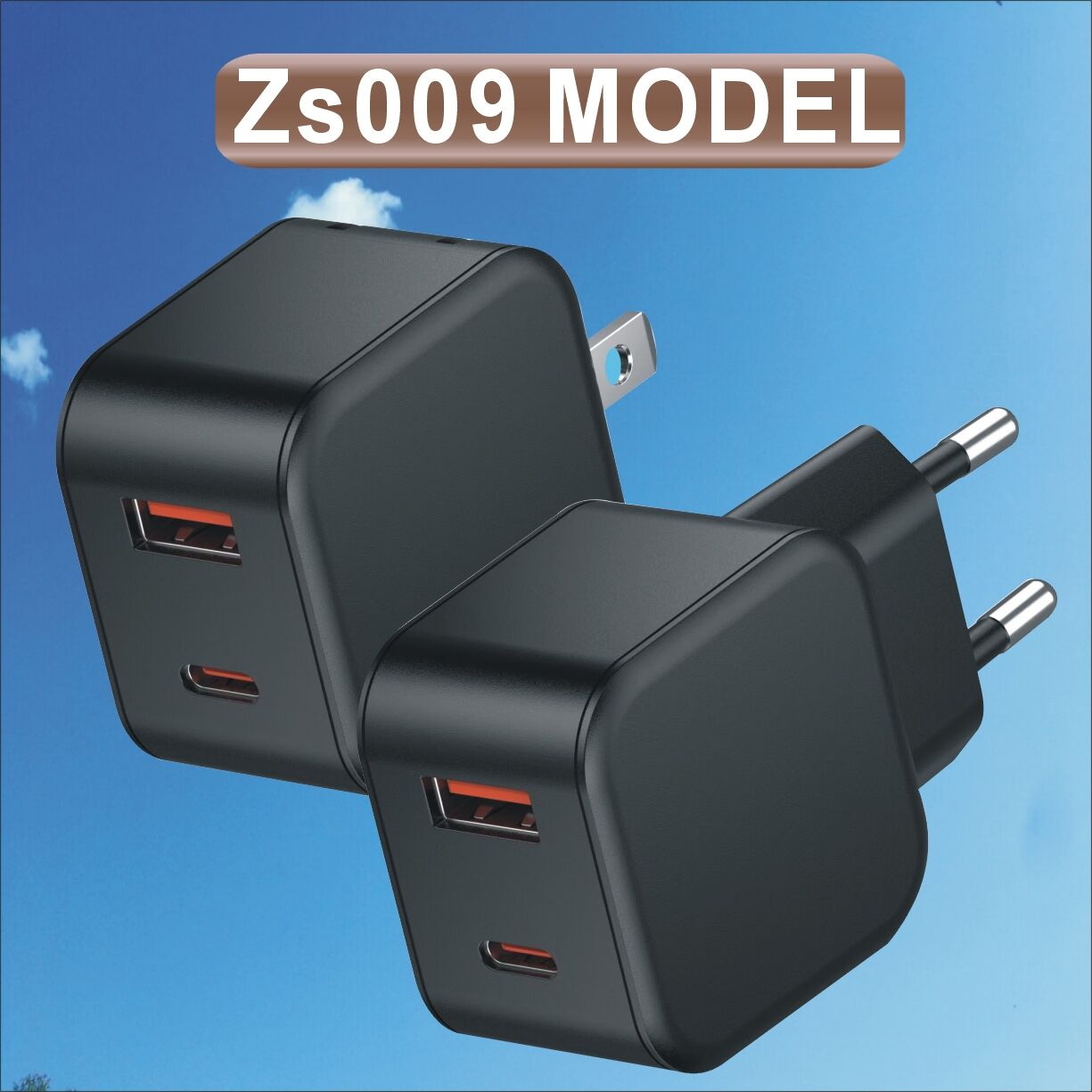 Gan Multi-color Appearance Pd30w Mobile Phone Charger 1 Usb-a 1 Ttype-c ...