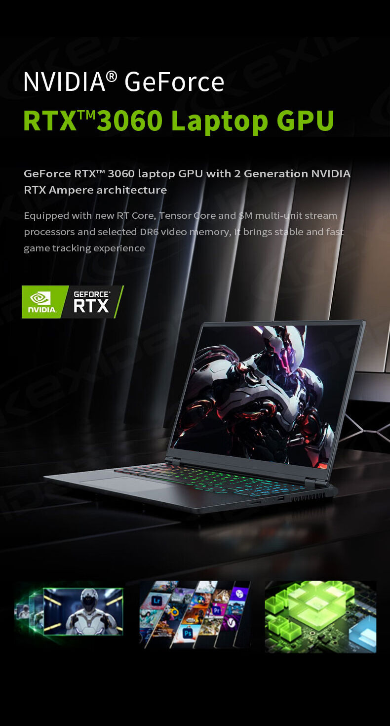 High-performance 16" Gaming Laptop – Nvidia Rtx 3060 6gb, 12th Gen ...
