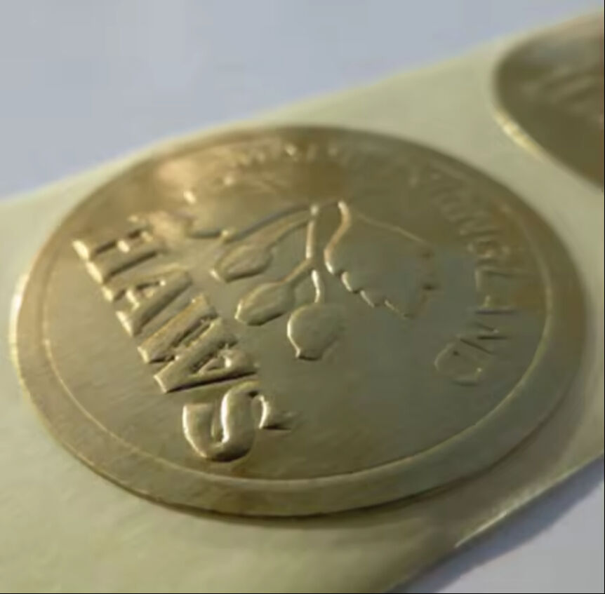 Matt Adhesive Non Removable Label Custom Printed Logo Craft Paper ...