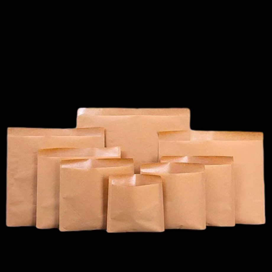 Bulk Buy China Wholesale Kraft Paper Disposable Oil-proof Paper Bag ...