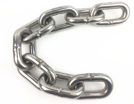 Ss 304, Ss 316 Stainless Steel Polished Link Chains, Nacm Standard ...