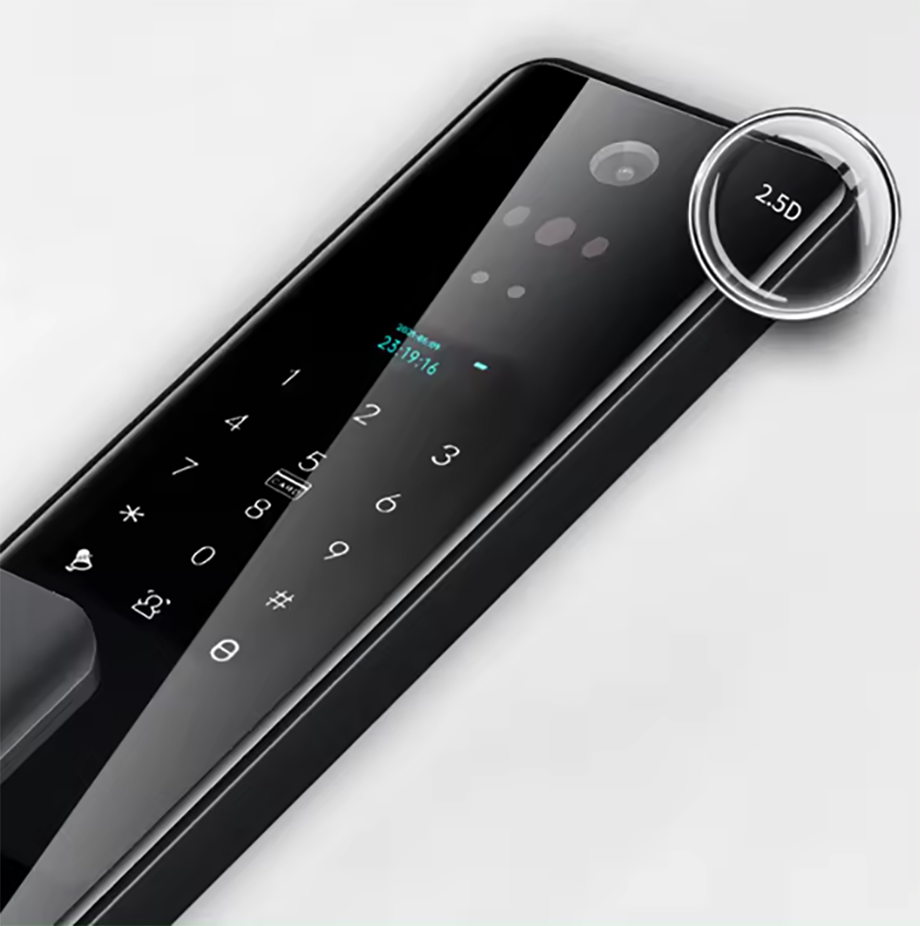 High Security Black Aluminum Alloy Waterproof 3d Fingerprint Face ...