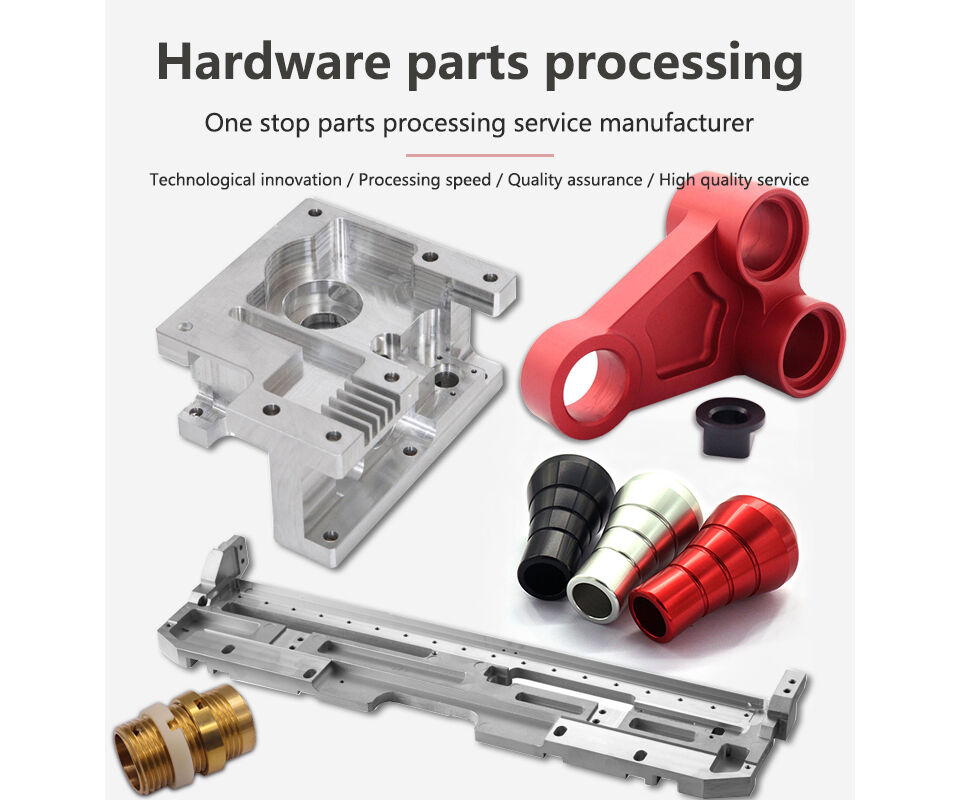 Precision Machined Fabrication Cnc Machining Service For Custom Oem Industrial Parts Aluminum ...