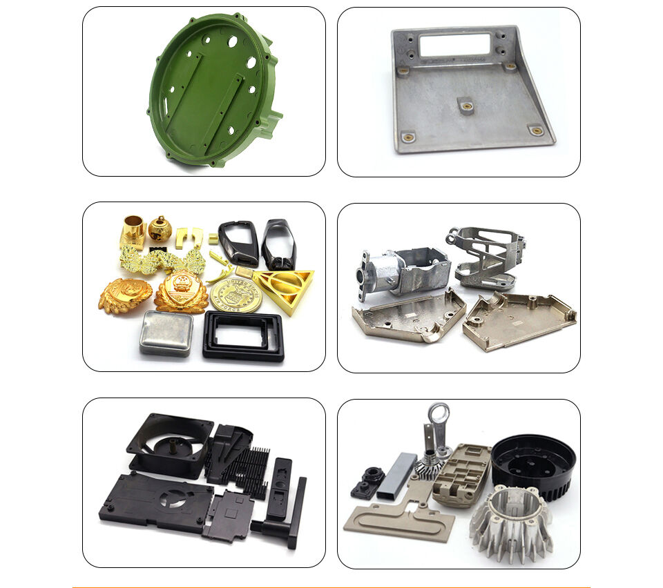 Customized Precision Casting Accessories Metal Zinc Anodized Aluminum ...