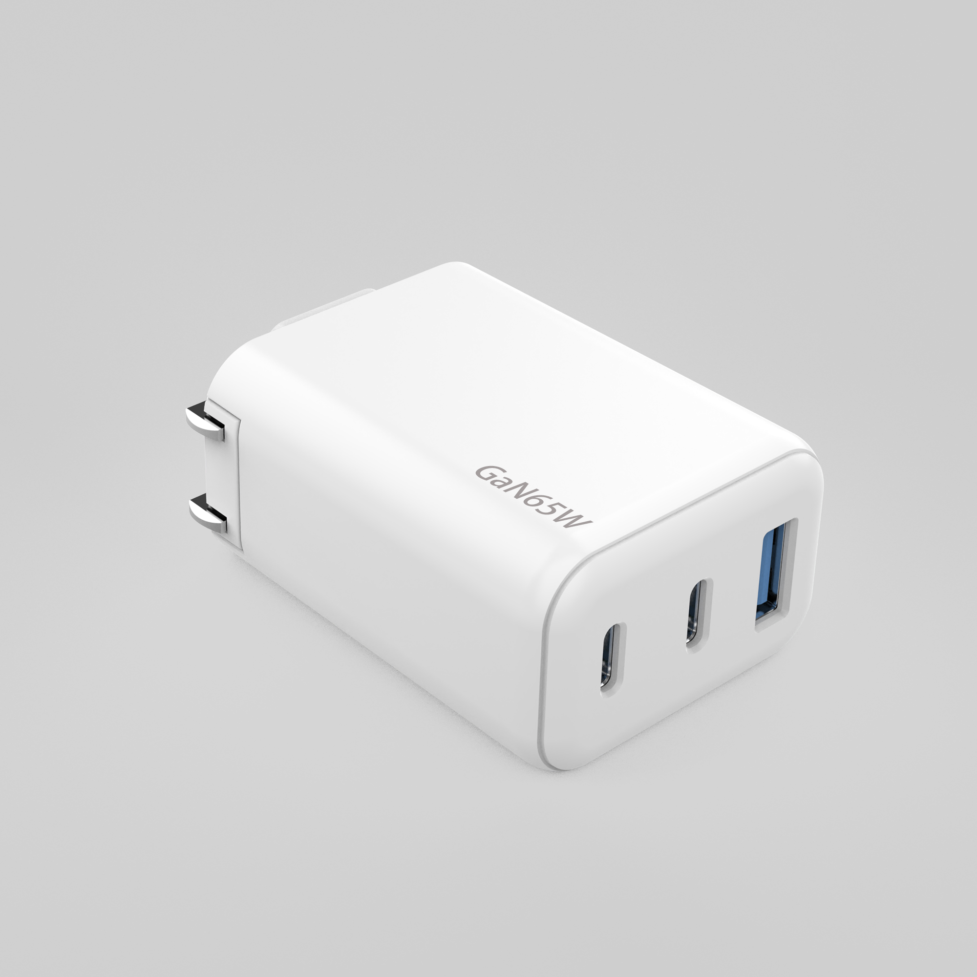 65w Usb C Charger,pps 3-port Gan5 Pd Fast Wall Charger Block Laptop ...
