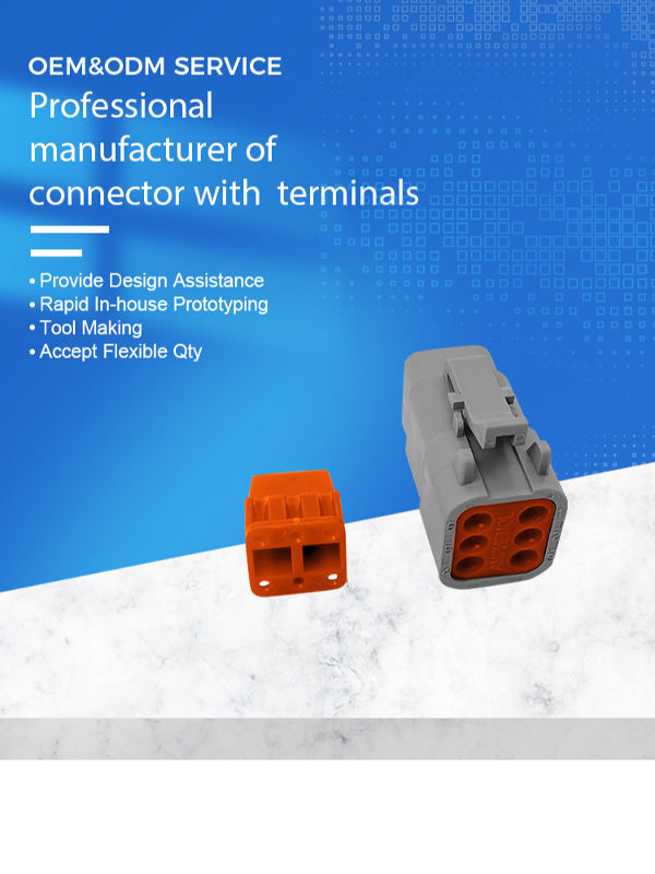 Strength Supplier Automotive Connector Dtm06-6s Connector Sheath Series ...