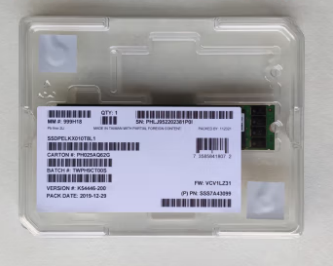 Bulk Buy China Wholesale Intel P4511 M.2 22110 Pcie 3.1 X4, Nvme 1t 2t ...
