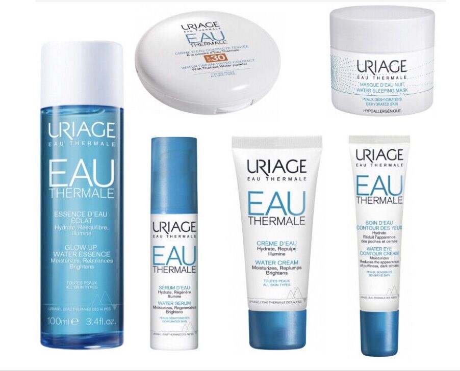 Uriage Eau Thermale Water, Uriage Eau Thermale Eye Contour Cream 0.5 Oz ...