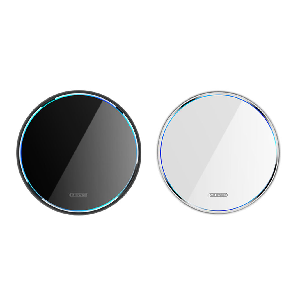 Fast Charging 15w Wireless Mirror Acrylic Quick Charger, Round 15w ...