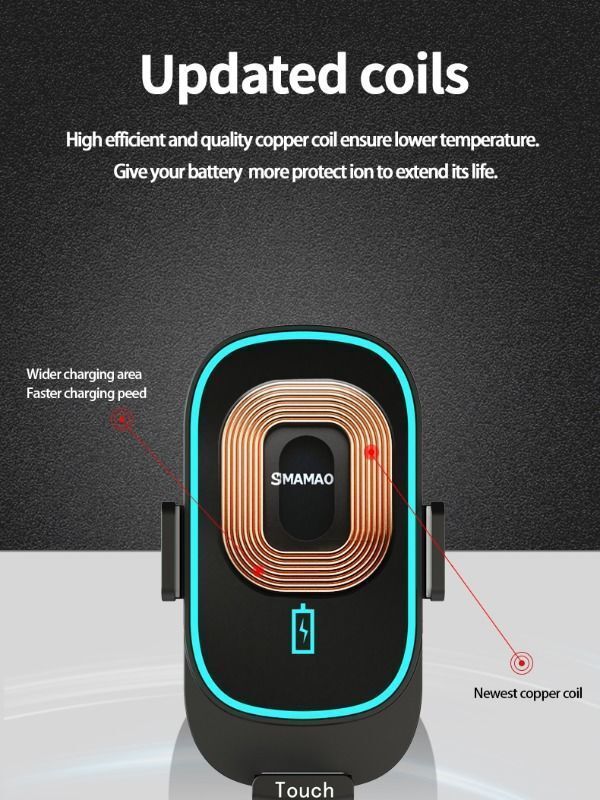 Buy China Wholesale Car Wireless Charger 15w Automatic Fast Charging ...