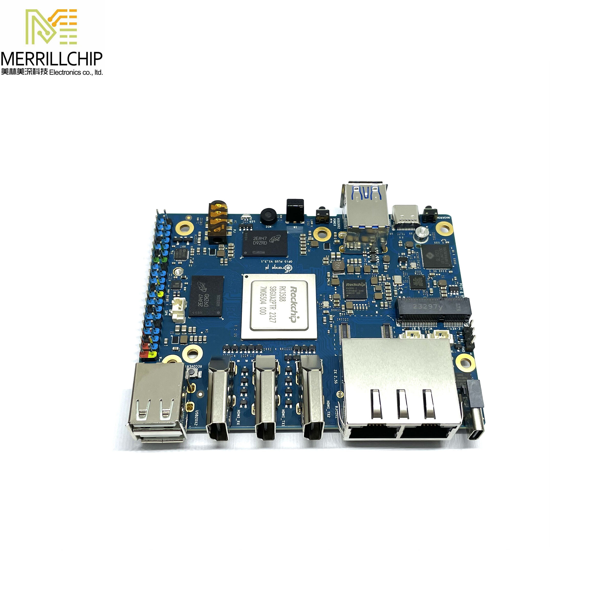 Orange Pi 5 Plus 8gb+64gb Emmc Merrillchip In Stock 8-core 64-bit Single-board Computer 2.4ghz ...