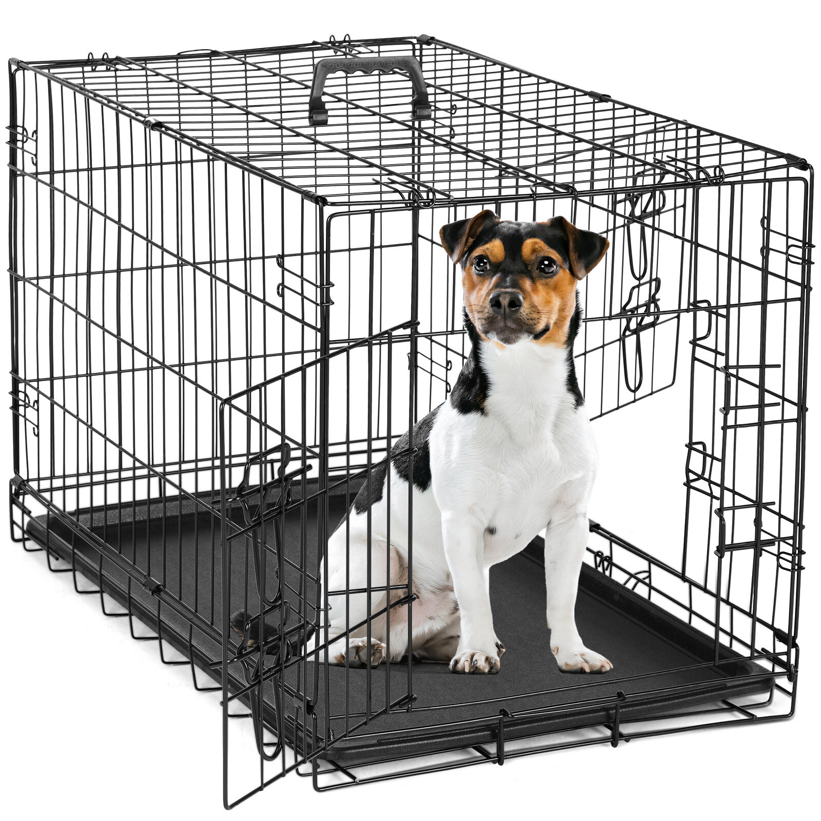 Bulk Buy China Wholesale Dog Crate With Double Doors - Enhanced Metal ...