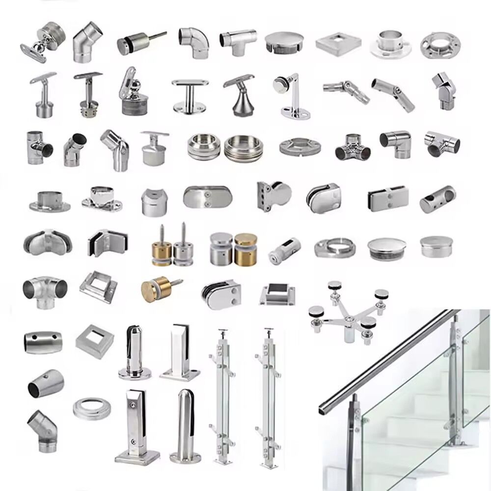 Handrail Accessories Die Cast 304 316 Stainless Steel Balustrades & Handrail Bracket Fitting ...