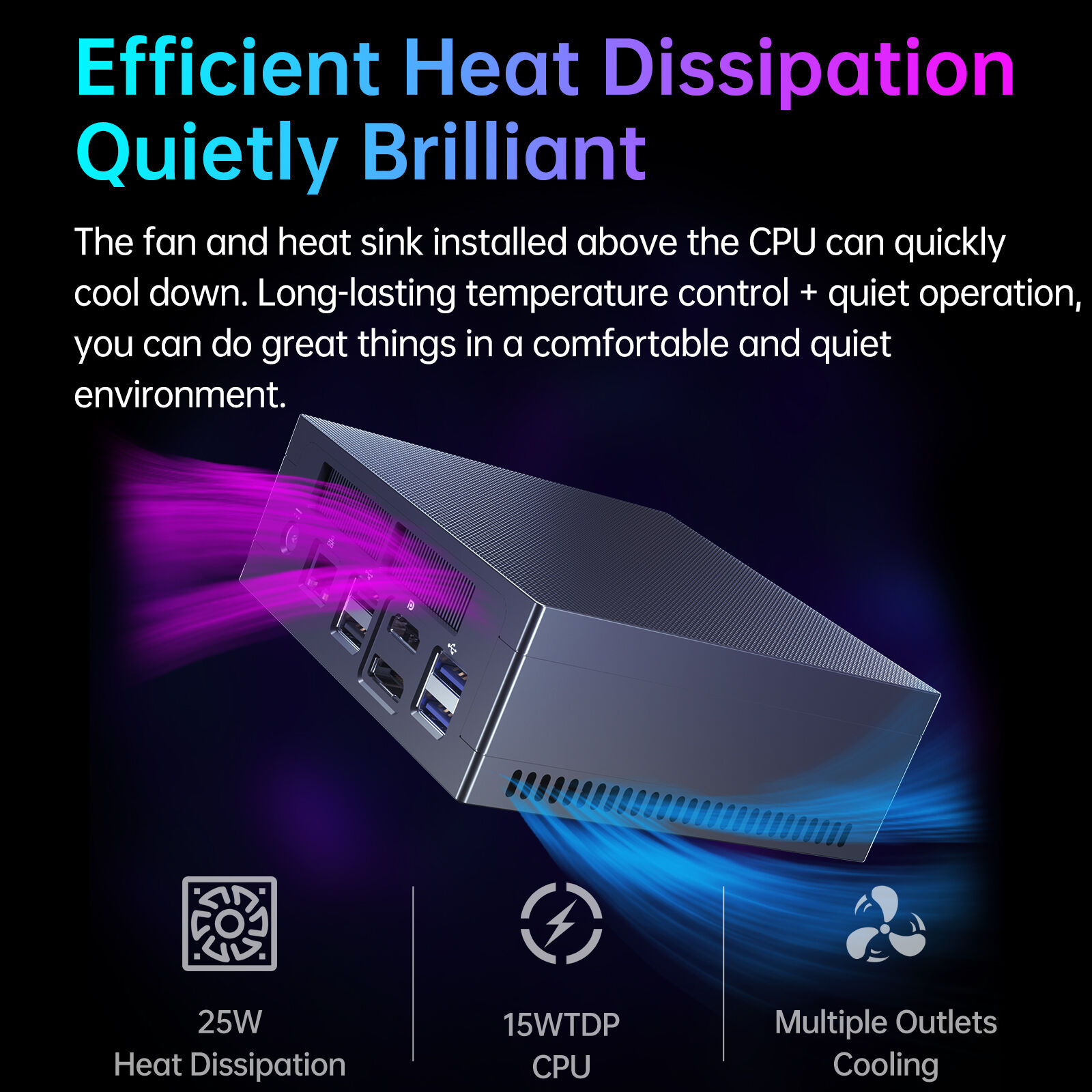 High Performance Cpu Ryzen 7 3750h Gaming Mini Pc With 3 Output Hdmi 2 ...