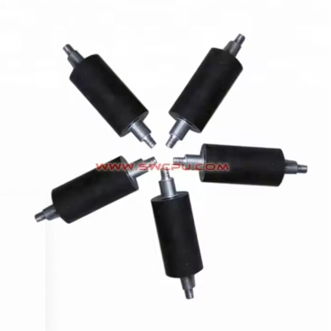 Factory Customized Rubber Conveyor Roller High-temperature Rubber Track ...