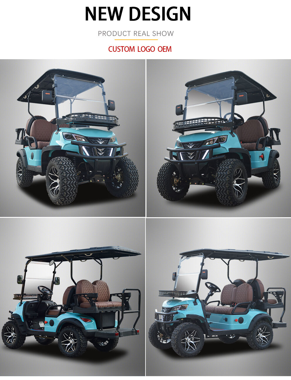 China Manufacturer Factory Wholes Goft Cart Price 4 Seater Off Road ...
