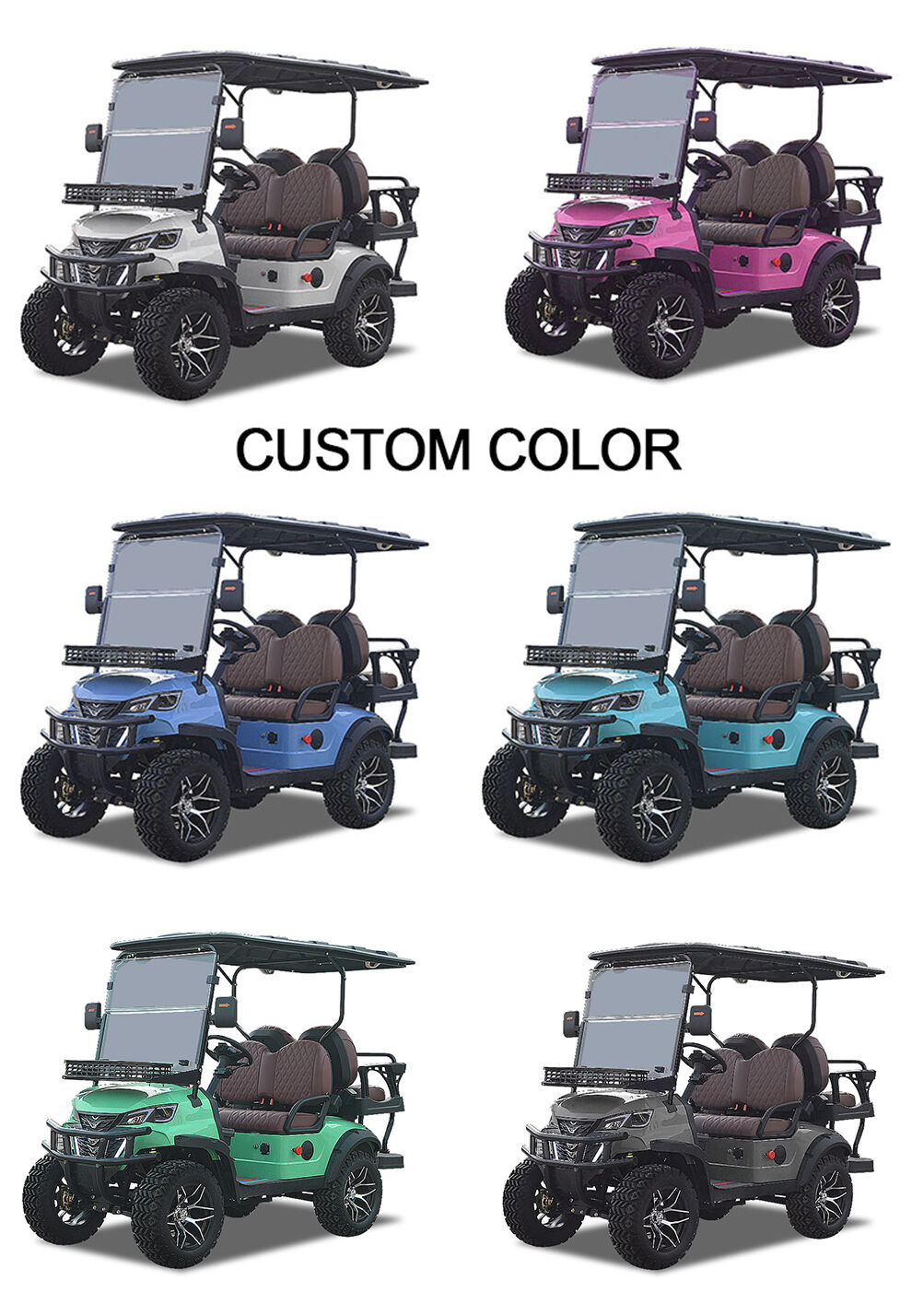 China Manufacturer Factory Wholes Goft Cart Price 4 Seater Off Road ...