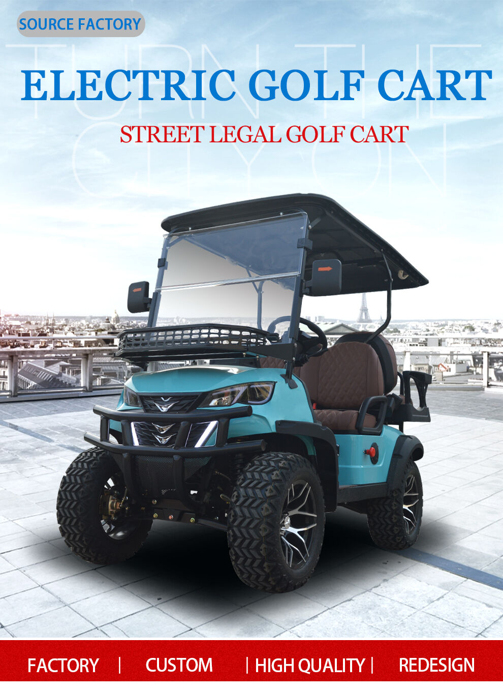 China Manufacturer Factory Wholes Goft Cart Price 4 Seater Off Road ...