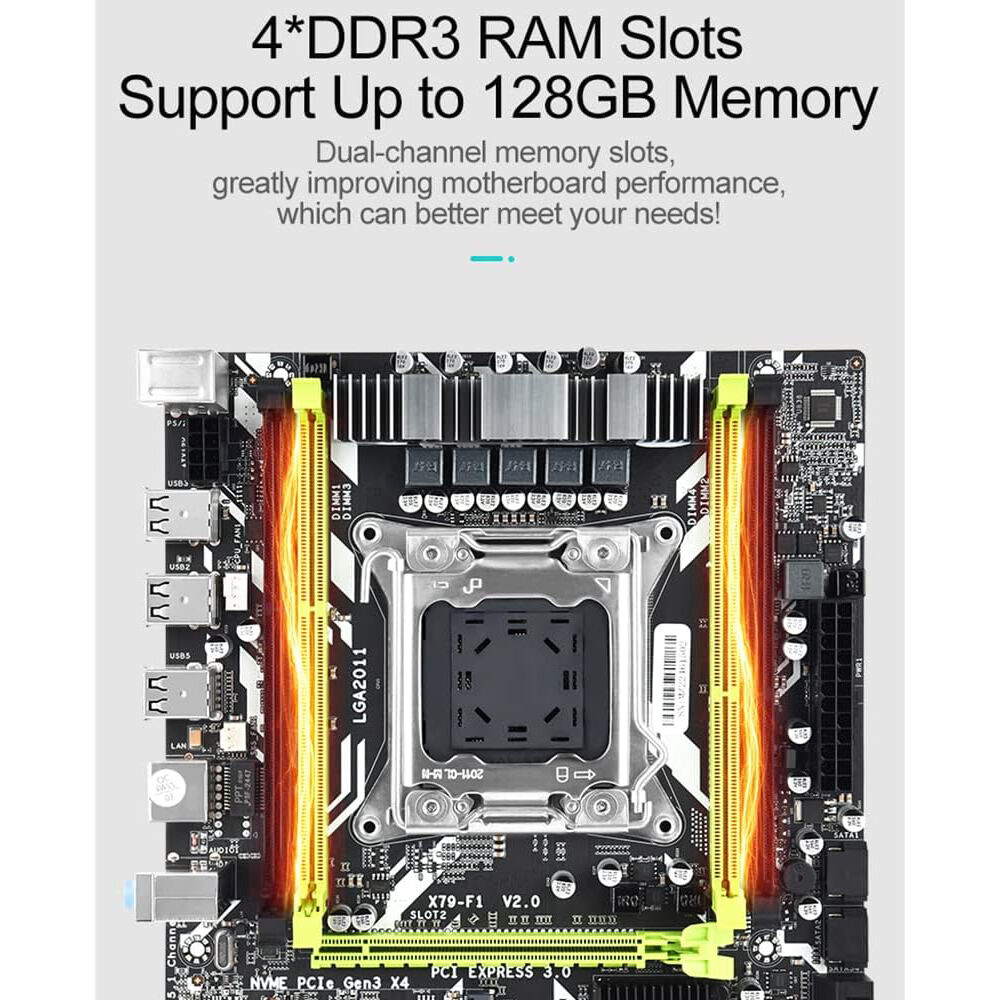 Buy China Wholesale Lga2011 Motherboard With Xeon E5 2620v2 Cpu Combo ...