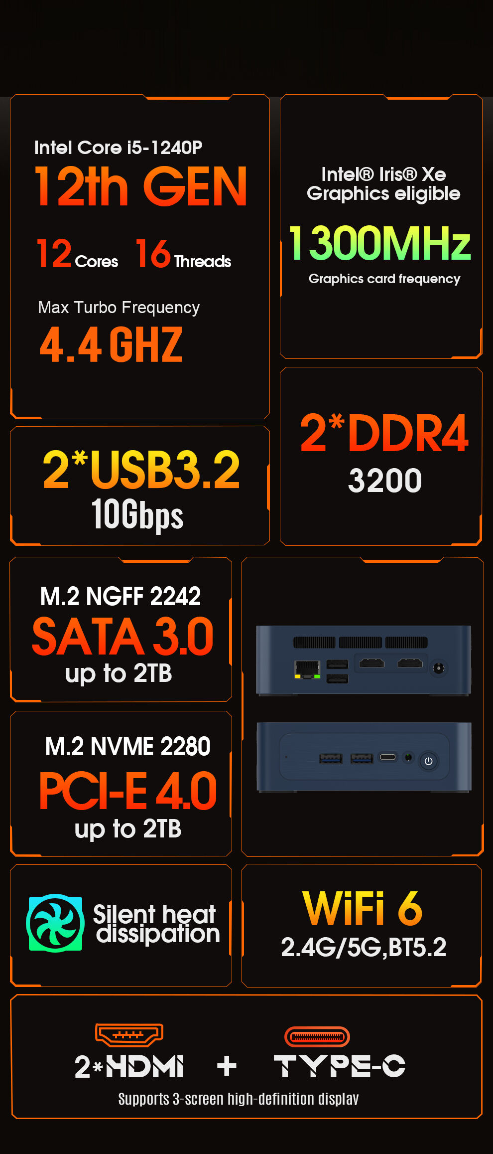Buy China Wholesale Mini Computers Win Desktop: Alder Lake N100-16gb ...