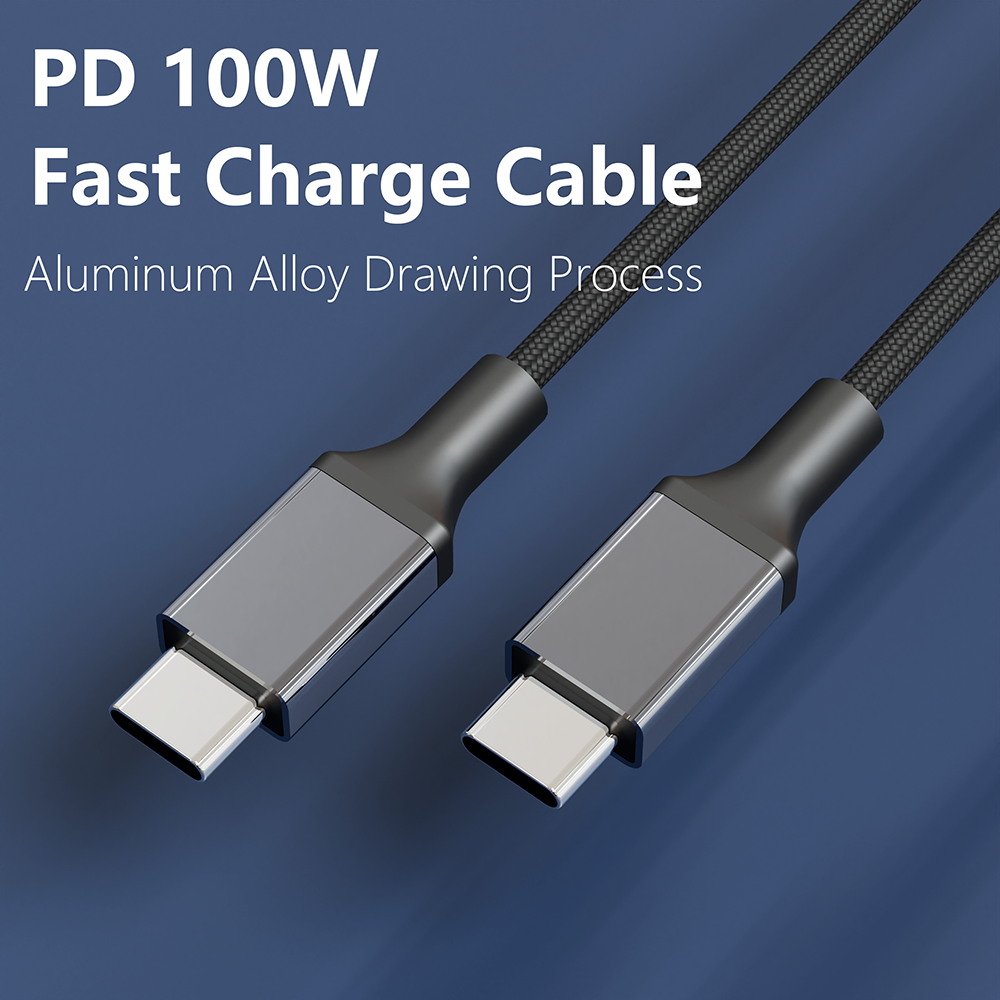 High Quality Braided 2m Usbc Type C Data Cable Pd100w 20v 5a Fast ...