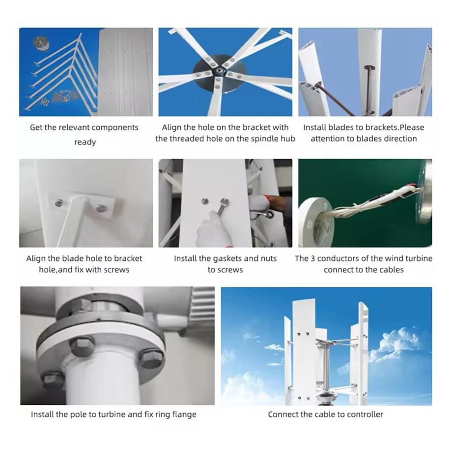 Vertical Wind Turbine With Low Operating Noise Vawt 1kw 3kw 5kw 10kw ...