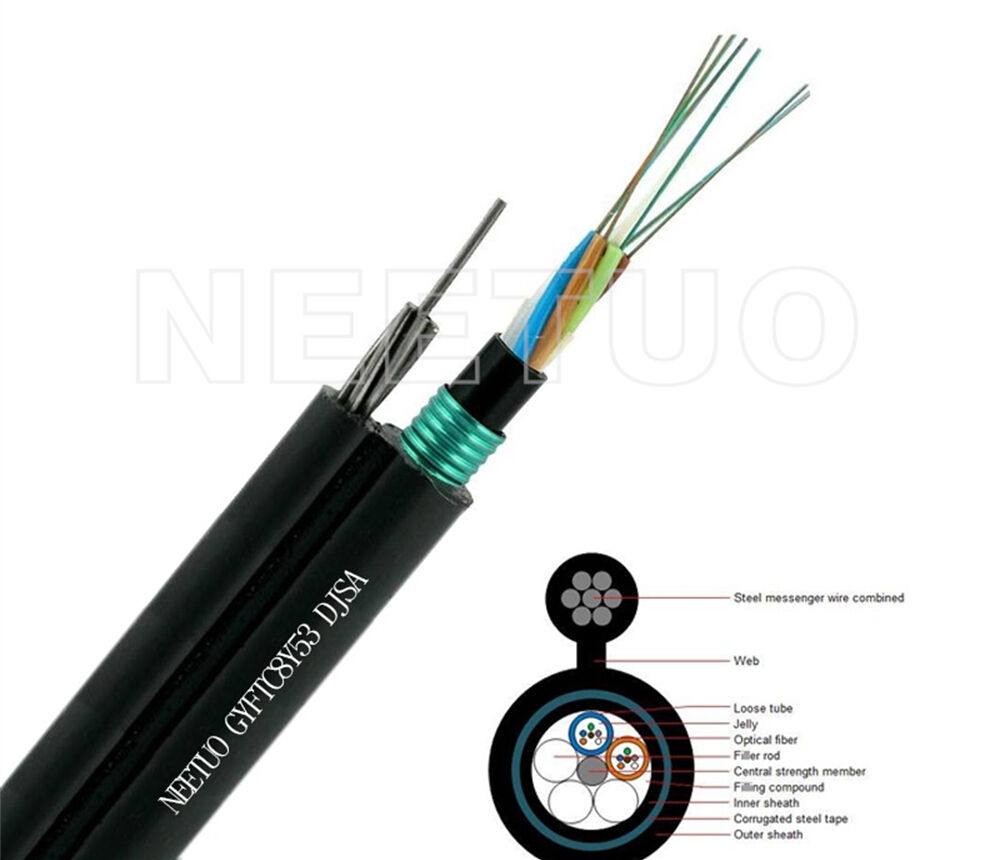 Bulk Buy China Wholesale Aerial Figure 8 Fiber Optic Cable Solid Steel ...