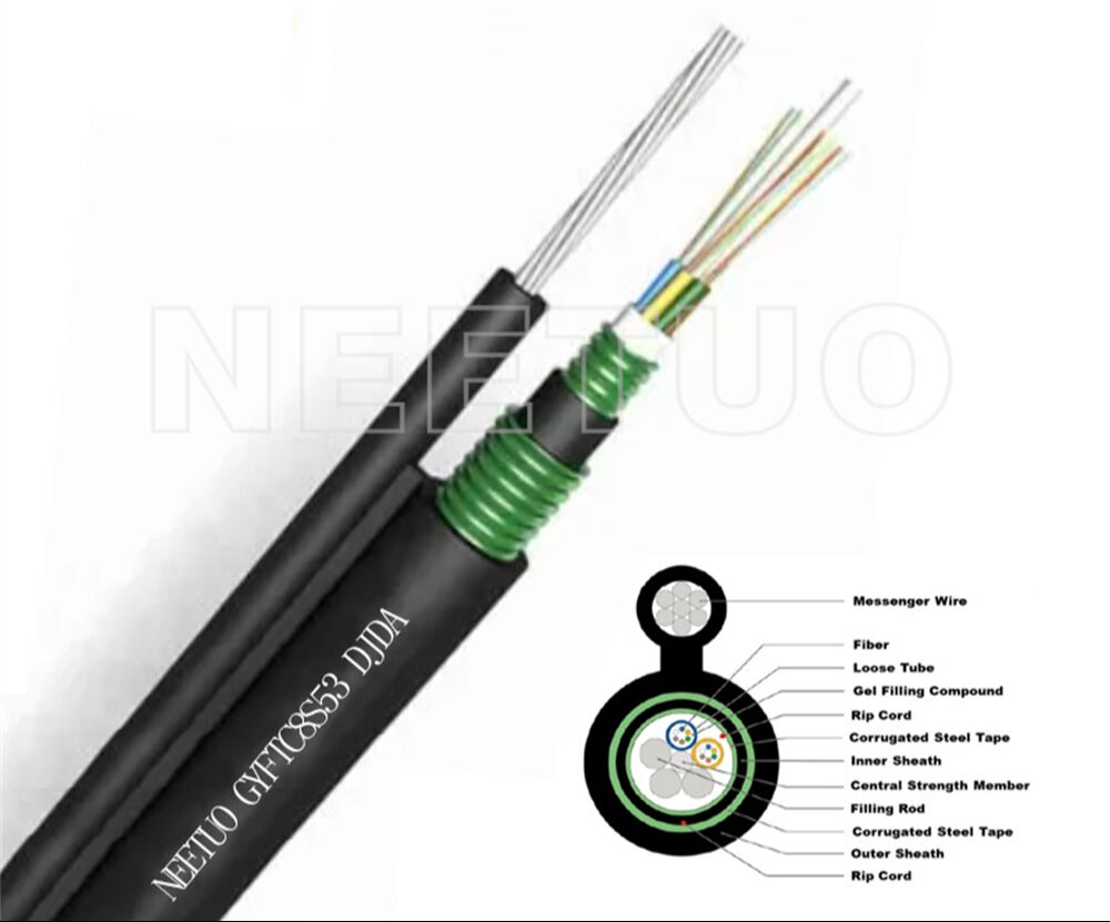 Bulk Buy China Wholesale Aerial Figure 8 Fiber Optic Cable Solid Steel ...