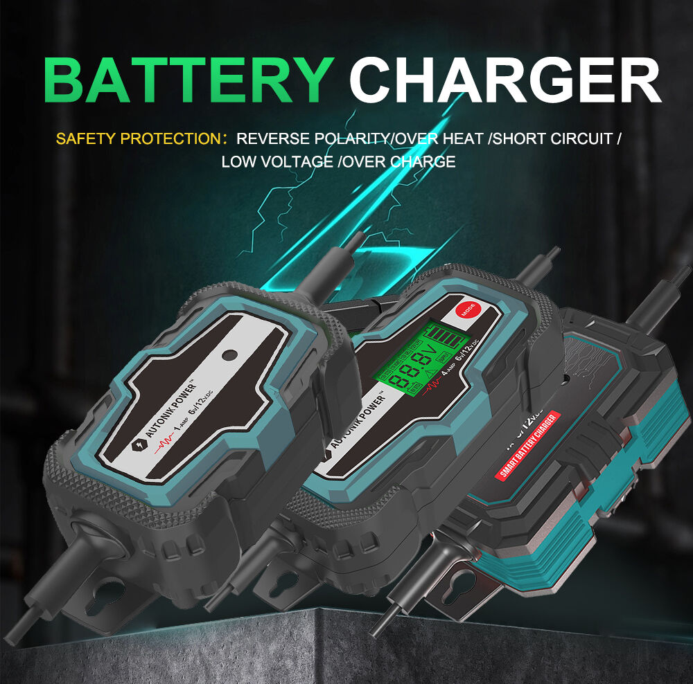 Hot Sale Multifunction 10a 6/12v Automatic Portable Car Battery Charger ...