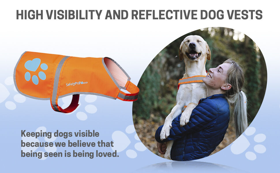 Reflective Dog Vest Blaze Orange Dog Vest Helps Protect Your Best ...