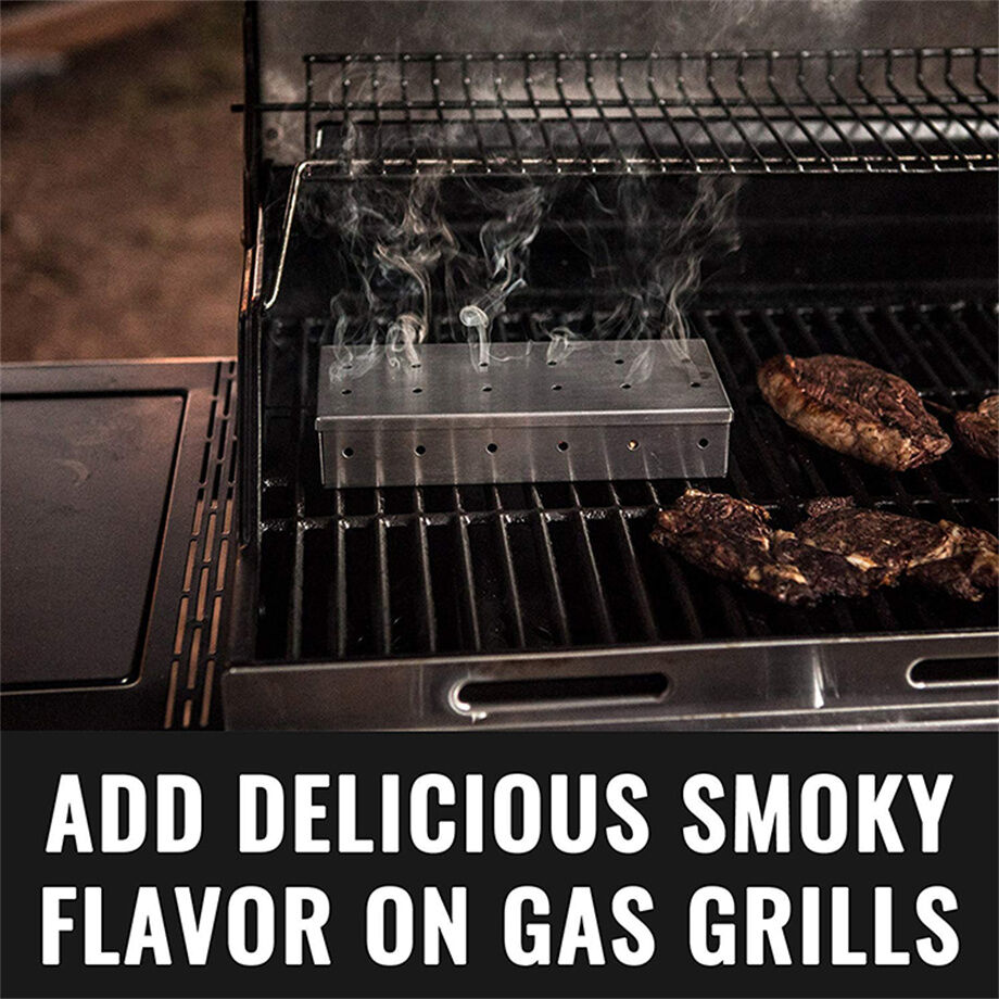 Bulk Buy China Wholesale Smoker Box For Gas Grilling Wood Chip Smoker ...