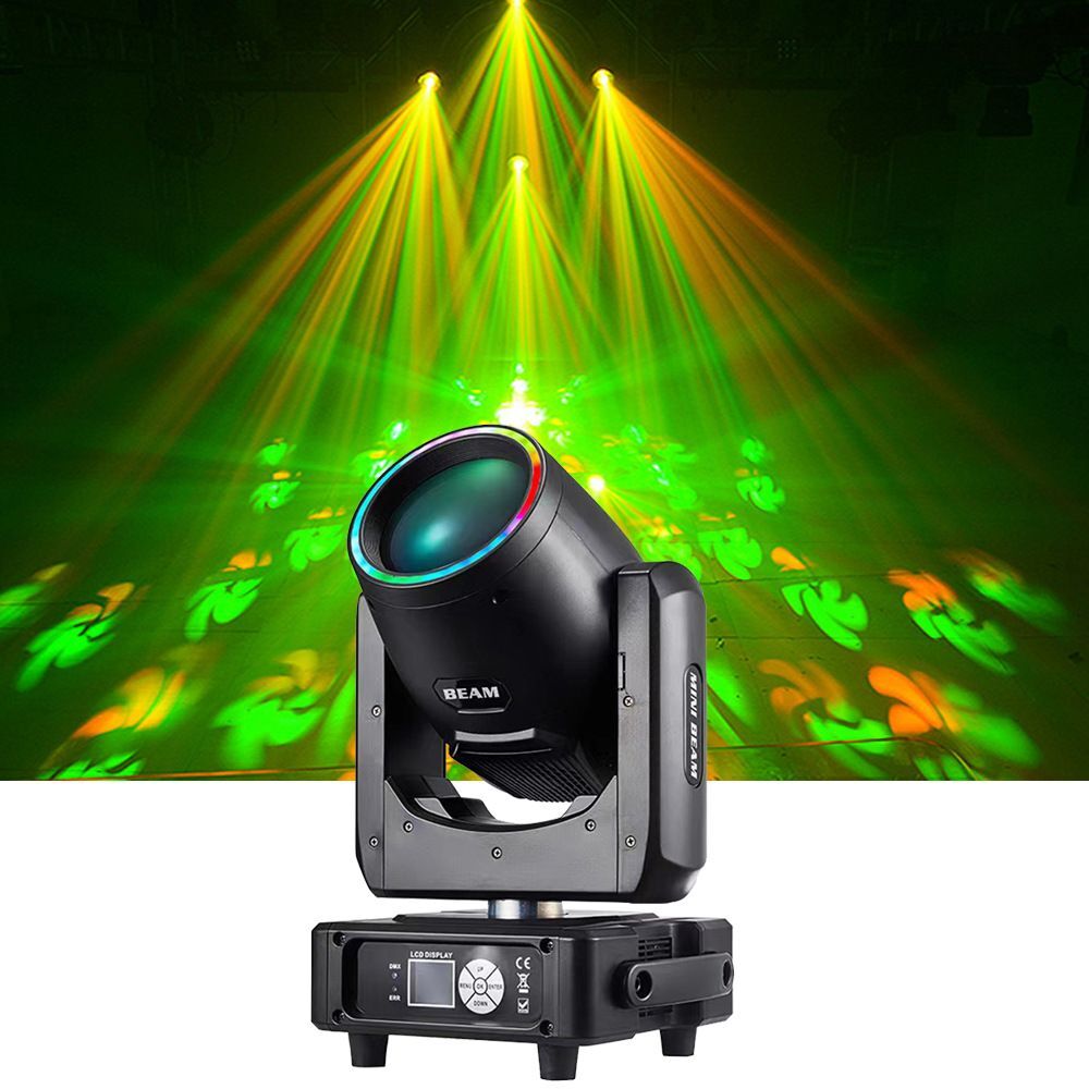 Cheap Mini 7r 230w Beam Moving Head Light With Led Ring Stage Lights ...