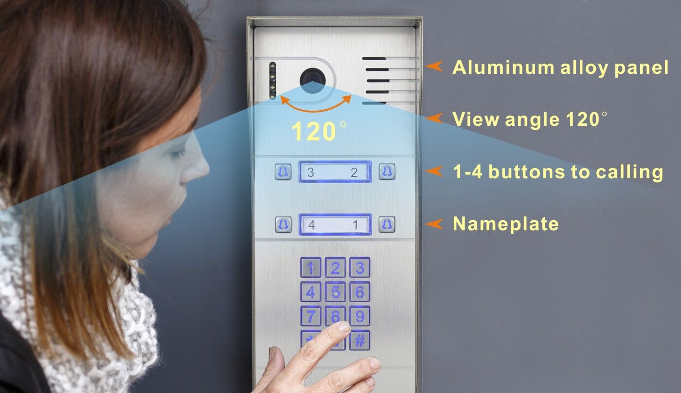 New Arrival Hd1080p App Control Smart Doorbell Video Door Entry ...
