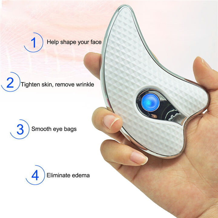 Buy China Wholesale Facial Massager Microcurrent Gua Sha Scraping Plate ...