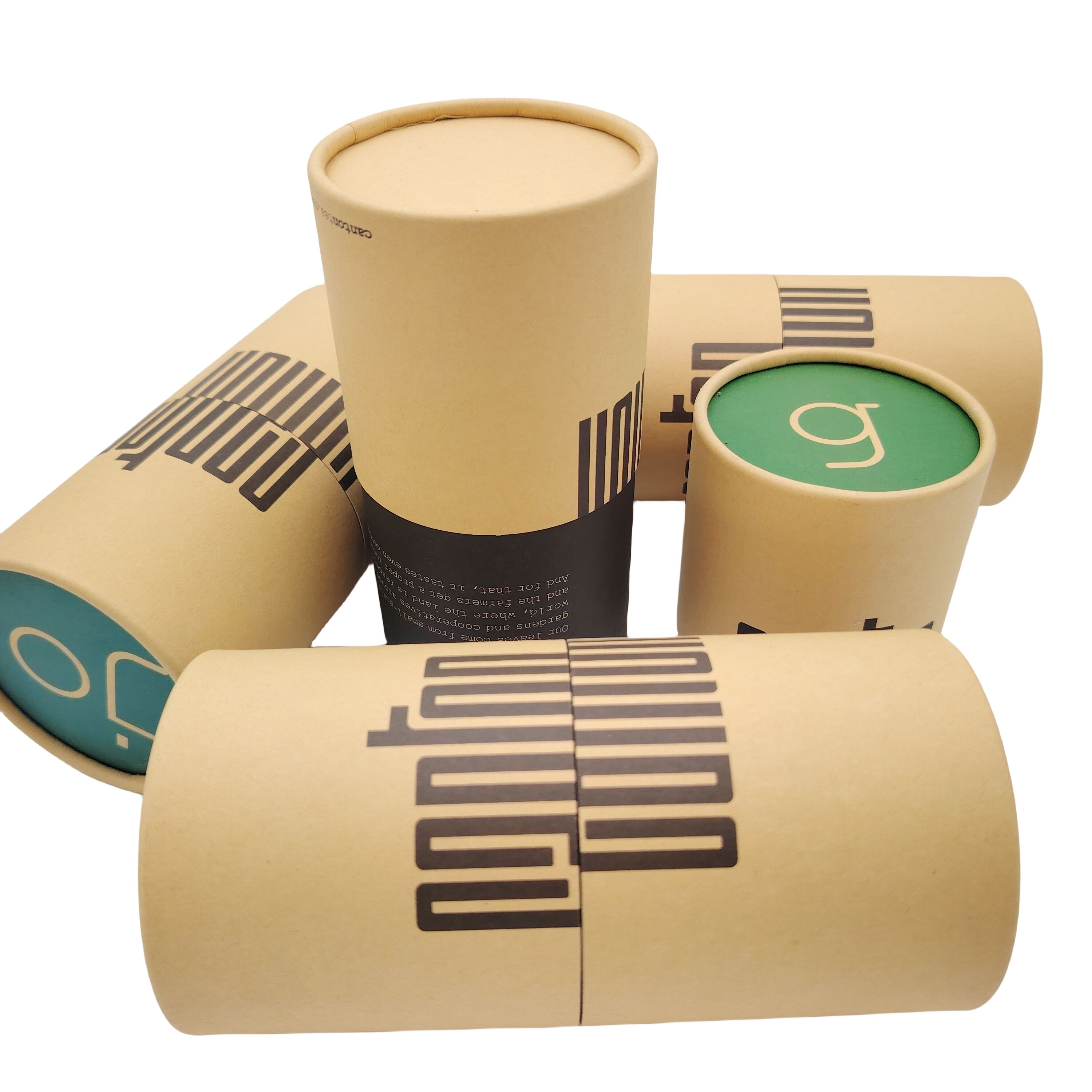 Custom Luxury Round Packaging Box Tube Packaging Box Cardboard Tea ...