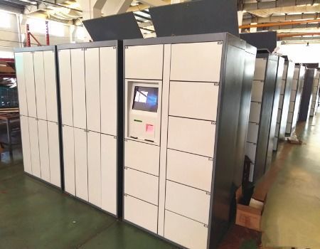 Electronic Rental Lockers With Credit Card Payment System For Train ...