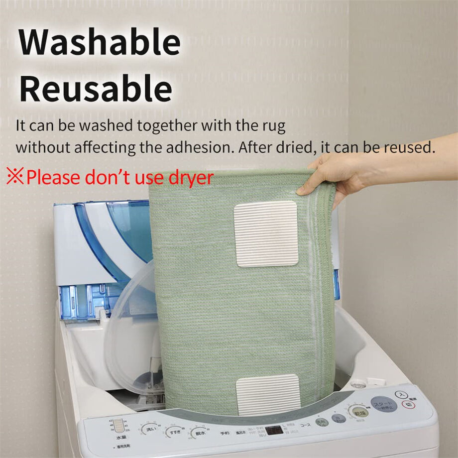 Rug Pad Gripper, Reusable Washable Grippers For Rug, Vacuum Tech Non ...
