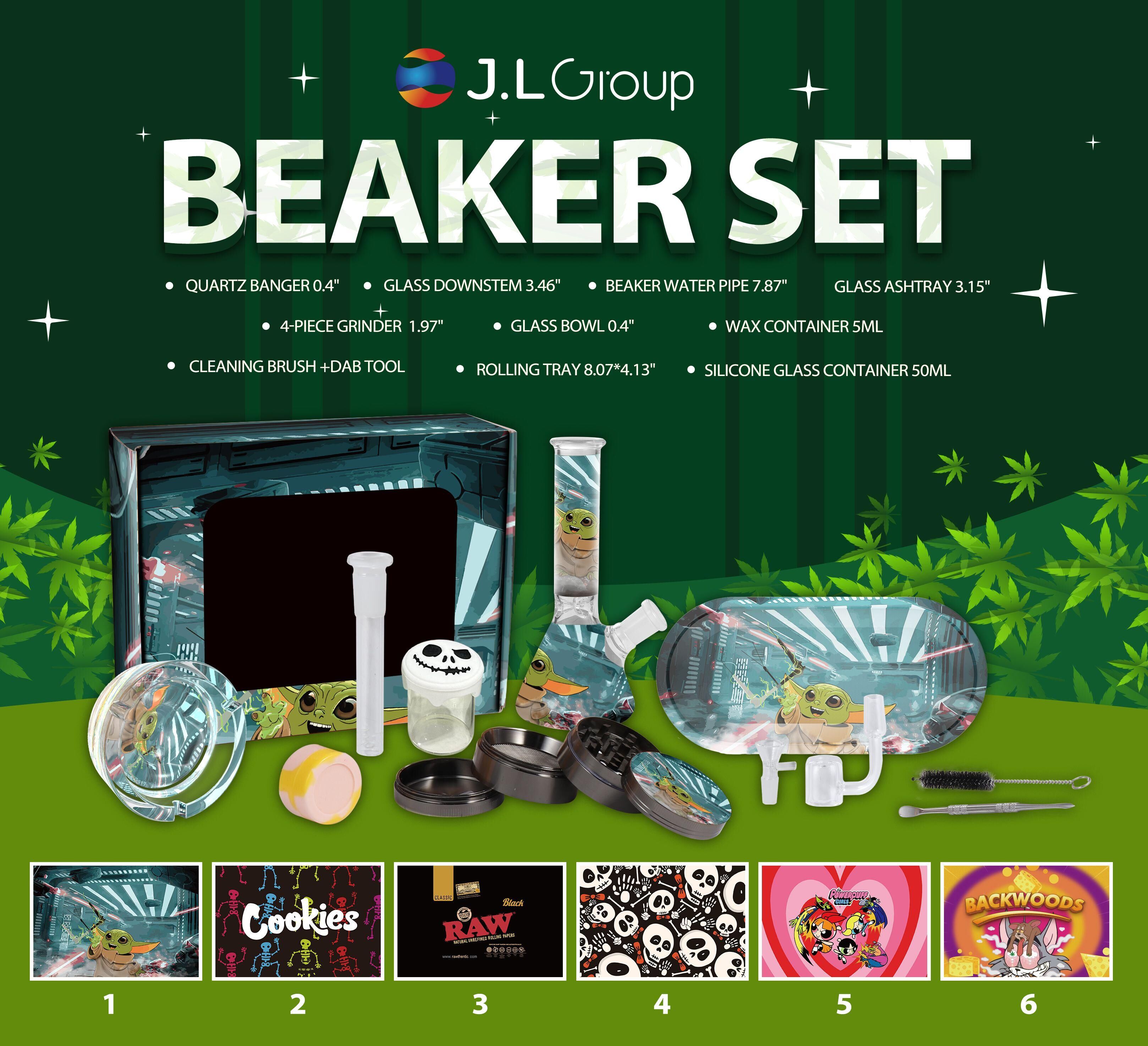 Factory Direct High Quality China Wholesale Beaker Bong Smoking Set ...