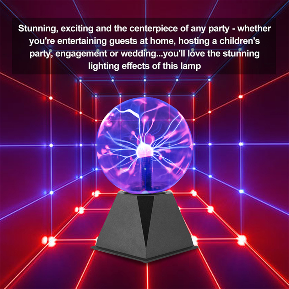 Best Seller Disco Magic Plasma Ball Lamps Touch Sound Sensitive Desk ...