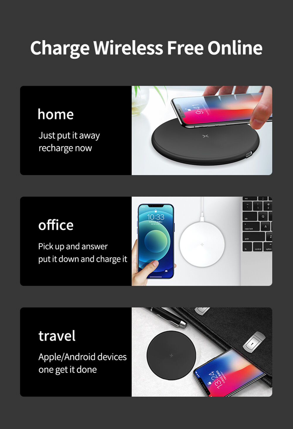 Bulk Buy China Wholesale Qi Certified 10w 15w Wireless Charger Pad Fast ...