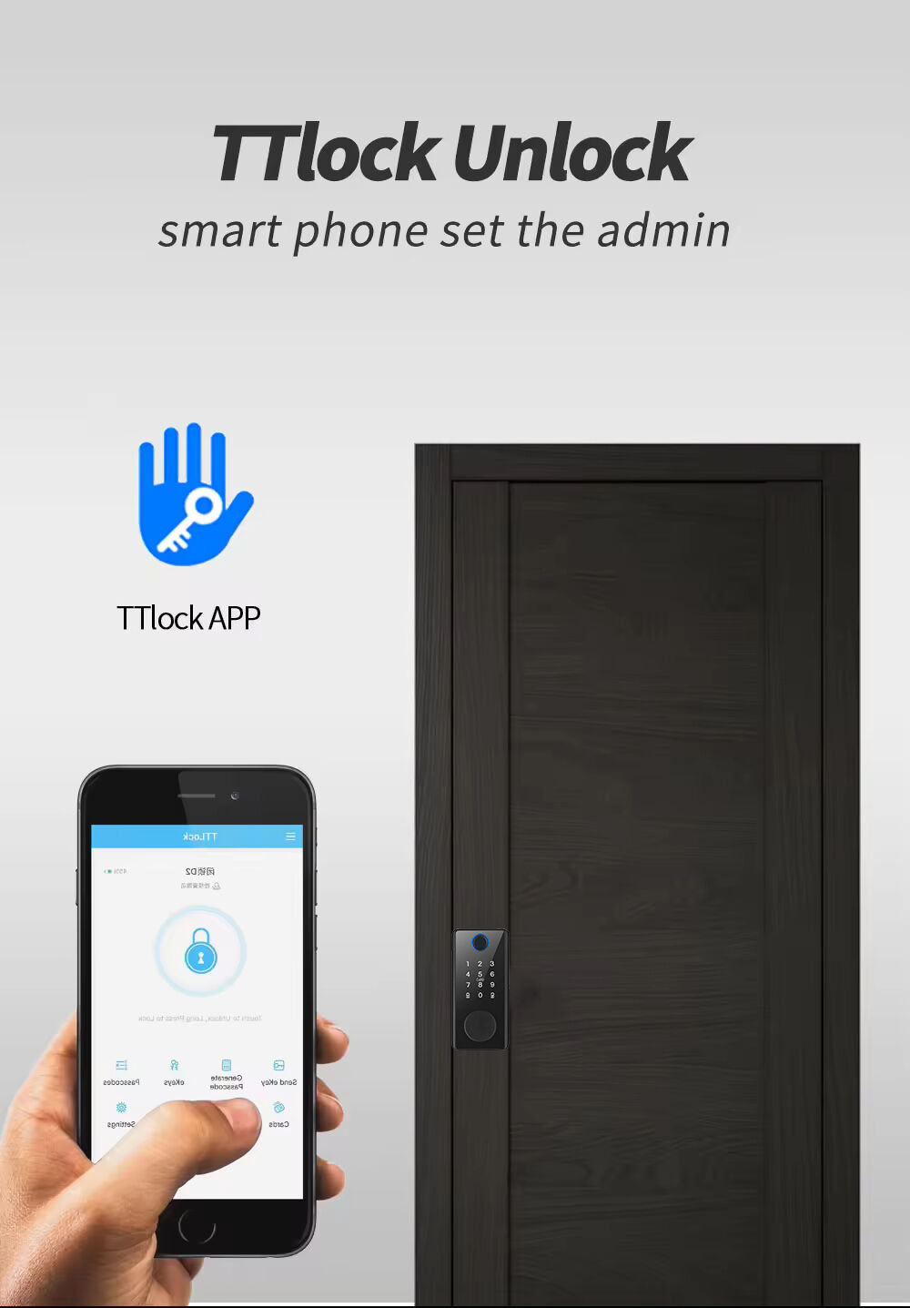 Wholesale Smart Deadbolt Locks Of Ttlock App Biometric Fingerprint ...