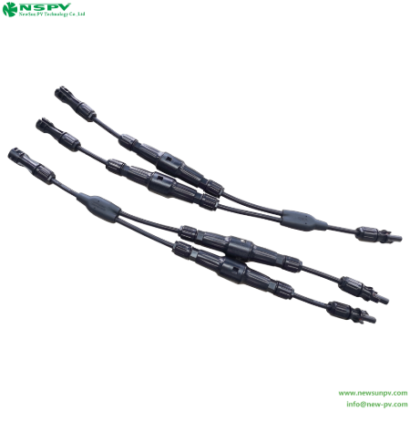 2-in-1 Solar Y Connector Wire Harness With Pv4.0 Fuse Connectors And ...