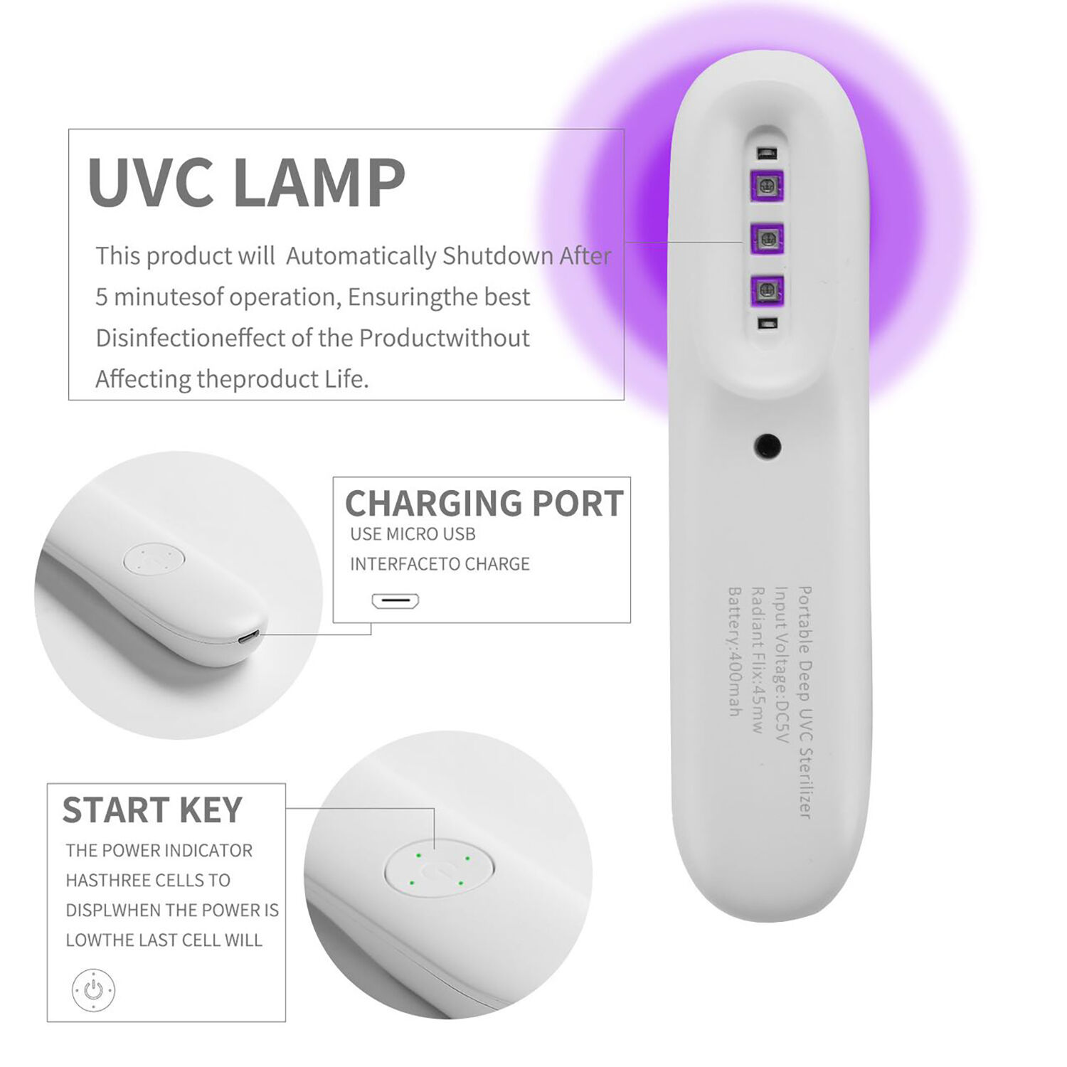 Ultraviolet Sterilizer Wands, Dust Mite Controller, Ultraviolet ...