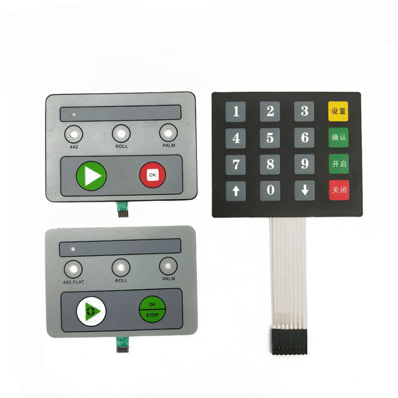 Silicone Rubber Button Key Membrane Switch Overlay Sealed Membrane ...