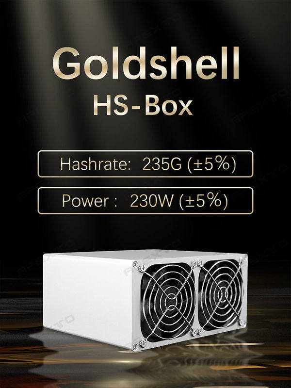 Compre Goldshell Hs Box 235g Minerador Handshake - Servidor De ...